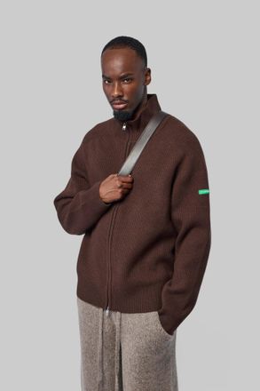 Flaneur Badge Knit Cardigan