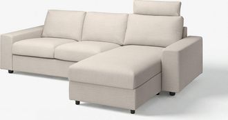 IKEA VIMLE Bezug 3er-Sofa+R&eacute;camiere