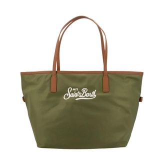 MC2 Saint Barth Femme, Sacs, Vert, Taille: ONE Size Nylon Tote Bag