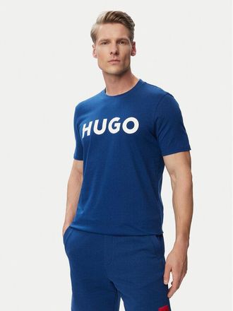 HUGO BOSS T-Shirt Dulivio 50467556 Blau Regular Fit