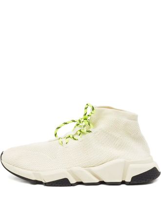 Balenciaga baskets Knit Speed Trainer - Blanc