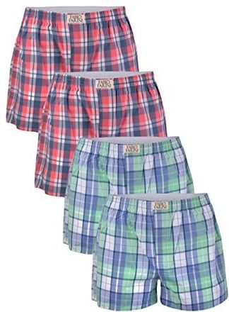 Fabio Farini 4 Boxers en Coton pour Hommes Webboxers sous-v&ecirc;tements Set 29 S