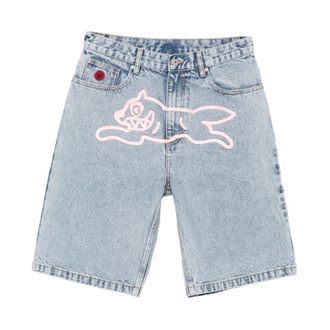 Icecream Icecream, Homme, Shorts, Bleu, Taille: W32 Shorts Bleu Clair Motif Chien