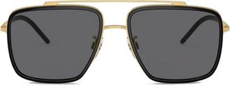 Dolce & Gabbana Eyewear Sonnenbrille mit eckigem Gestell - Schwarz