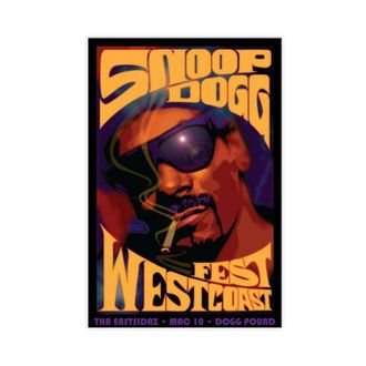Generic Snoop Dogg (6) Leinwand-Poster, Dekoration für Schlafzimmer, Büro, Schlafzimmer, Geschenk, 50 x 75 cm