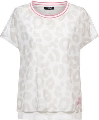 Tuzzi Nero T-Shirt mit Rippb&uuml;ndchen