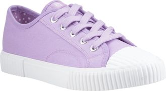 Hush Puppies Freya Canvas Textile Damen Lilac Sneaker