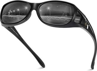 Duco SURLUNETTES SOLAIRES POLARIS&Eacute;ES course &agrave; pied, cyclisme, tennis, conduite, sport et loisirs - Pour hommes et femmes - Protection anti UV 400 8953 (M -