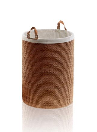 Decor Walther gro&szlig;er, Offener W&auml;schekorb, Basket Spa, Serie Basket (Rattan dunkel)