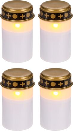 Out of the Blue Grablicht mit LED Kerzenschein Wei&szlig; (4)