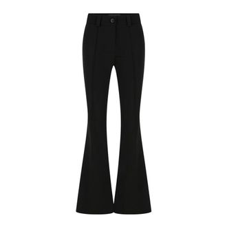 Gucci Stretch Acetate Duchesse Hose - - Trousers - Damen - Schwarzk - L