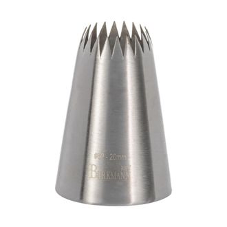 RBV BIRKMANN Birkmann, Franz&ouml;sische Sternt&uuml;lle, 20 mm, Kunststoff, Grau, 5 x 3 x 2 cm