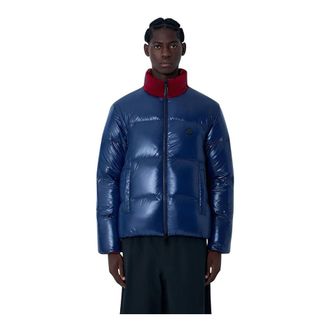 Moncler Reversible Throttle Short Daunenjacke - - Jackets - Herren - Rot - L