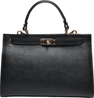 Roberta M SCHWARZ Rindsledertasche