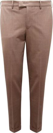 PT01 Pt01, Homme, Pantalons, Brun, Taille: XL Master Fit Wool Pantalons