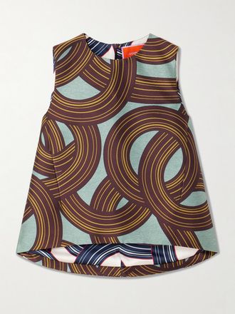 La DoubleJ La Scala Obeteil Aus Gl&auml;nzendem Jacquard - Blau