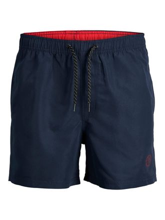 Jack & Jones Herren Badeshorts Badehose Swimwear Jpstfiji Jjswim Solid Sn Ly 12225961,Navy Blazer/Detail:solid,XXL