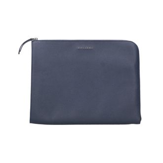 Orciani Blaues Leder Portemonnaie mit Rei&szlig;verschluss - - Accessories - Herren - Blau - ONE SIZE