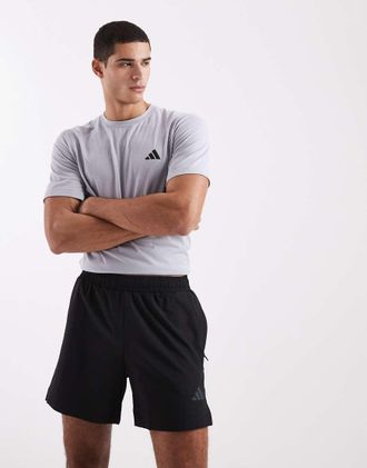 adidas adidas Performance - D4T Primelift - Short &agrave; logo 3 bandes - Noir