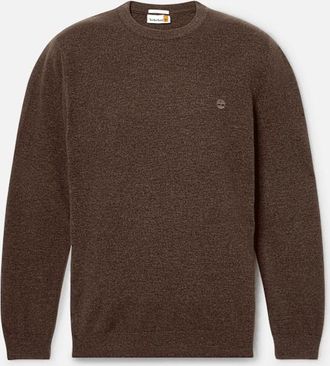 Timberland Cohas Brook Rundhalspullover aus Merinowolle f&uuml;r Herren in Braun, Herren, Braun, Gr&ouml;&szlig;e