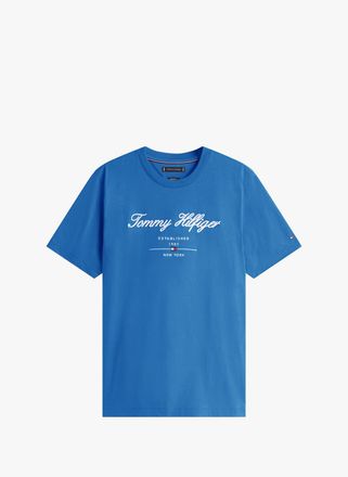Tommy Hilfiger T-shirt manches courtes logo brod&eacute;