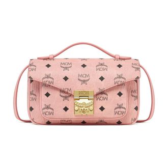 MCM Crossbody Pouch in Visetos Original - - Bags - Damen - Rosa - ONE SIZE