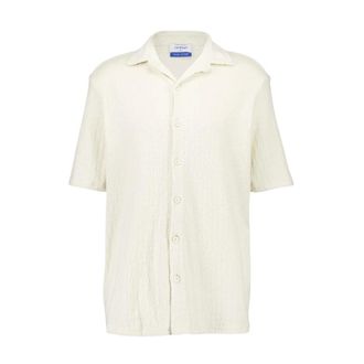 Off-white Homme, Chemises, Beige, Taille: L Chemise de bowling en coton &eacute;ponge