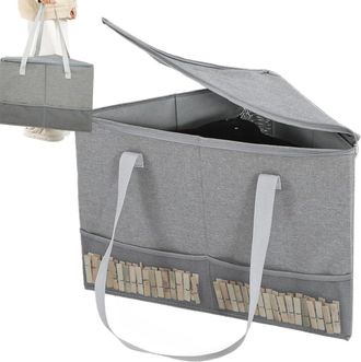 Generic Dreieckiger Aufbewahrungsbeh&auml;lter - robuster, faltbarer Beh&auml;lter, Kleider- und Kleiderb&uuml;gel-Organizer, Mehrzweck-Raumaufbewahrung, Reise-Verpackungswe