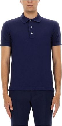 Tom Ford Homme, Tops, Bleu, Taille: XL T-shirt de luxe &agrave; manches courtes et col rond
