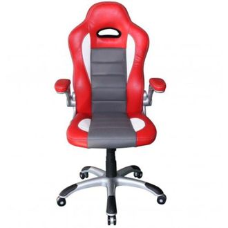 hjh OFFICE [NEUWERTIG] B-Ware Hjh Office Gaming Stuhl B&uuml;rostuhl Game Sport Drehstuhl Stuhl Rot Wei&szlig;