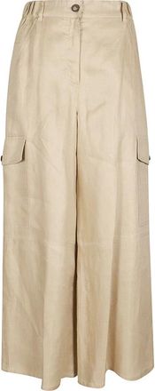 Max Mara Femme, Pantalons, Beige, Taille: 36 FR Weekend Pantalons