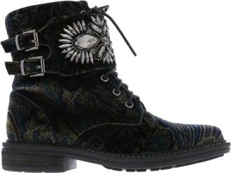 Paris Punk Femme, Chaussures, Noir, Taille: 39 EU Strass Biker Boot