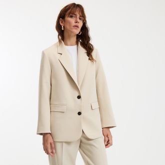 La Redoute Collections Blazer Coupe Droite Simple Boutonnage