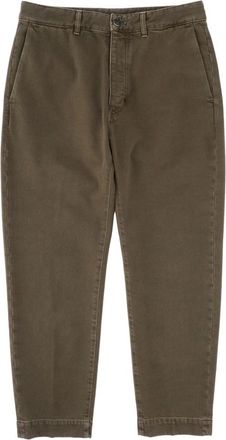 Nine In The Morning Homme, Pantalons, Vert, Taille: W34 Style Italien Pantalon Chino en Coton Épais