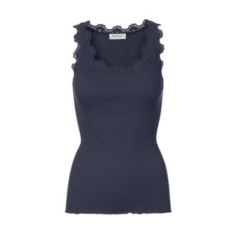 Rosemunde Babette Seidentop - - Tops - Damen - Blau - M