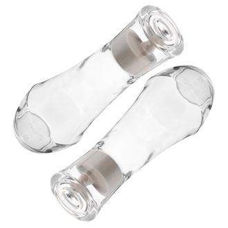 Cabilock 2 St&uuml;ck Mundwasserspender Glas 260 Ml Mit Deckel Nachf&uuml;llbarer Sp&uuml;lmittelspender F&uuml;r Badezimmer Und K&uuml;che Vielseitiger Beh&auml;lter F&uuml;r Waschmittel Und Mu