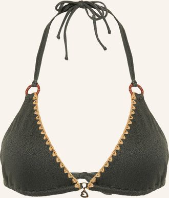 Banana Moon Banana Moon Triangel-Bikini-Top Santafe Yero gruen