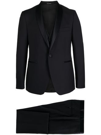 Tagliatore costume trois pi&egrave;ces en laine - Bleu