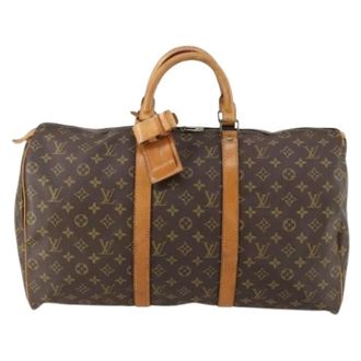 Louis Vuitton unisex, Pre-owned, Brun, Taille: ONE Size Sac Week-end en Toile Pre-owned