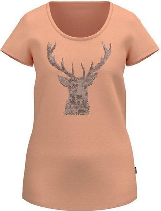 Trigema T-Shirt TRIGEMA T-Shirt Glitzer-Hirsch (1-tlg)