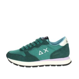 Sun 68 Damen Ally SOLID Nylon Sneaker, Grün, 37 EU