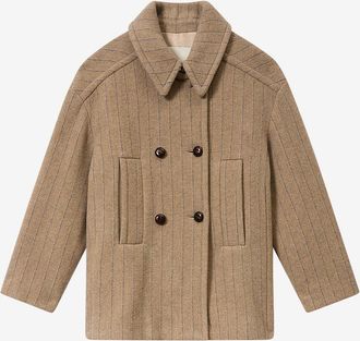 Isabel Marant Manteau Fiby - Femme - Taupe - Taille 34 - Isabel Marant