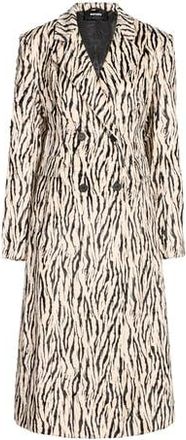 Rotate Manteau en fourrure imprim&eacute;