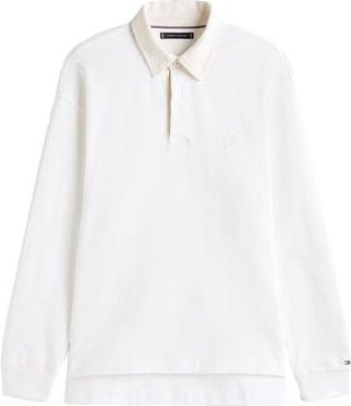 Tommy Hilfiger Baumwoll Varsity Polo - Beige