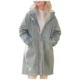 BLONDE No.8 Blonde No.8, Femme, Manteaux, Vert, Taille: 42 FR Emma Long Hooded Coat
