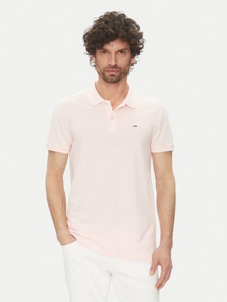 Tommy Jeans Poloshirt DM0DM20676 Rosa Slim Fit
