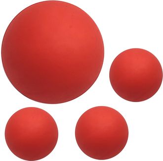 Generic Springender Squashball - f&uuml;r Kinder | Hochelastischer R&uuml;ckprallball f&uuml;r den Au&szlig;enbereich | sichtbarer Hohlball f&uuml;r Spiele, Freizeit, Outdoor, k&ouml;rperli