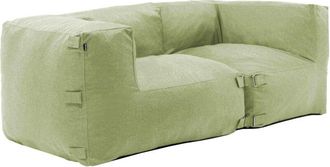 Oviala Salon de jardin modulable avec 2 fauteuils dangle vert cactus - Mixi