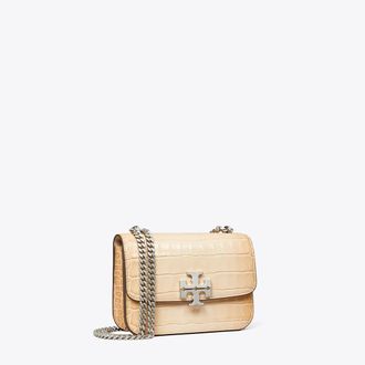 Tory Burch Damen Small Eleanor Croc-Embossed Bag