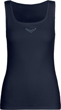 Trigema Trägershirt mit Kristallsteinen